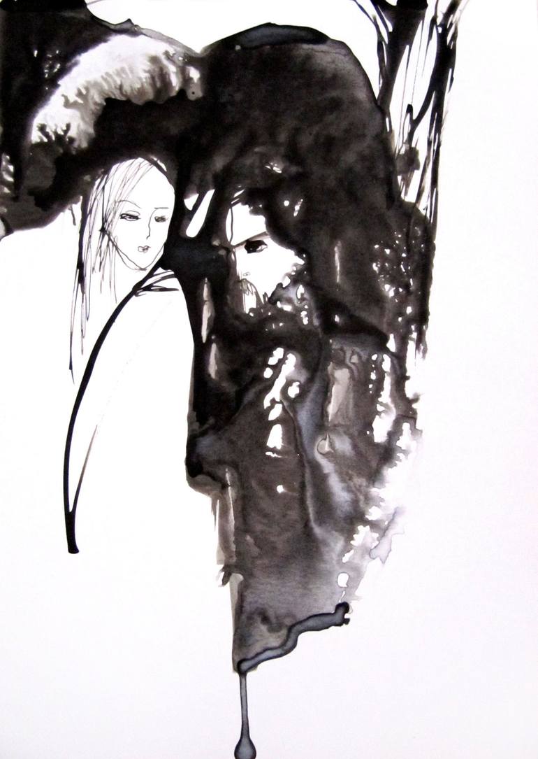 Muse Drawing by Sylvia Baldeva | Saatchi Art