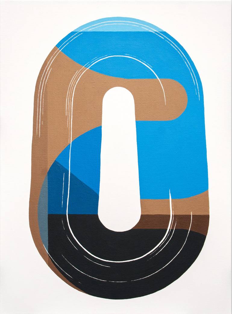 Stroke O Painting by Michael Hon | Saatchi Art