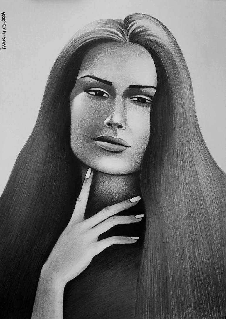 Tiffany Drawing by Flavius Ivan | Saatchi Art