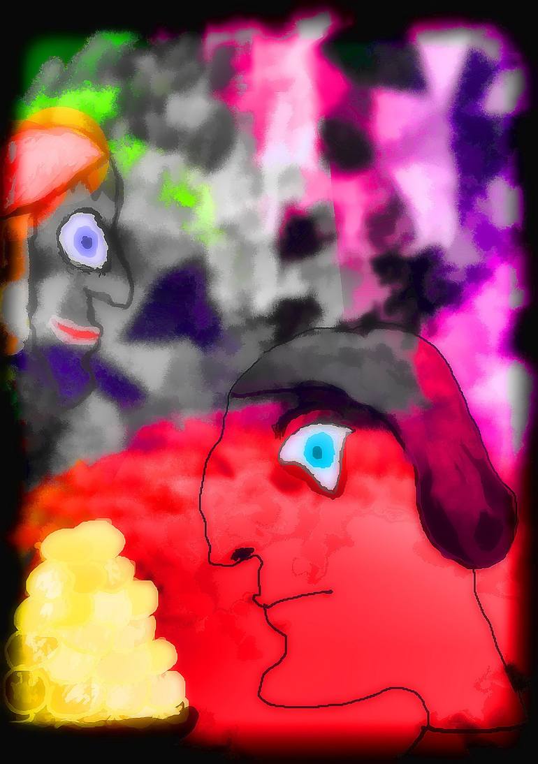 THE USURERS. Drawing by Didier Hanson | Saatchi Art