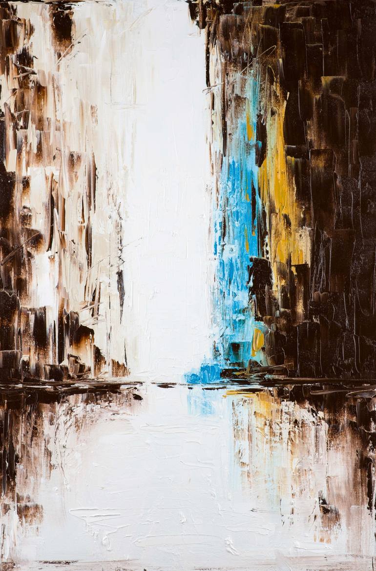 Abstract Wall Painting by Dell Camargo | Saatchi Art