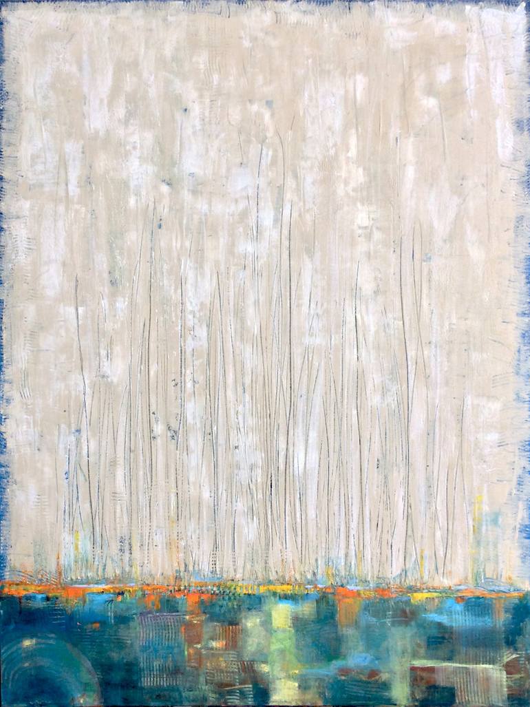 Vertical Lines Painting by Maria Morales | Saatchi Art