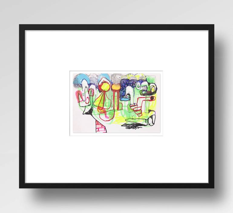 Abstract landscapes. Study N7. 4x6 Drawing by Michael Ioffe | Saatchi Art