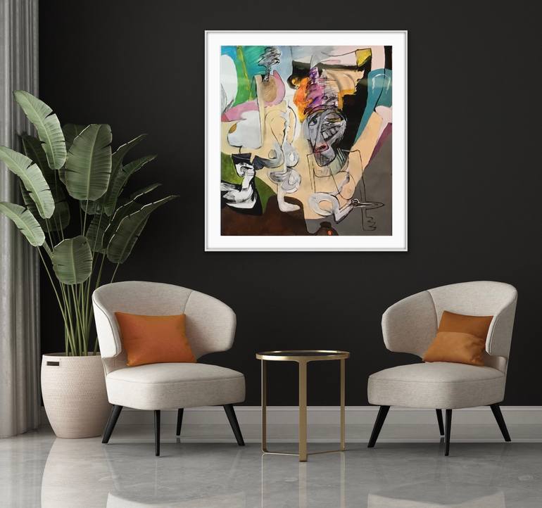 Abstract landscape N9. Painting by Michael Ioffe | Saatchi Art