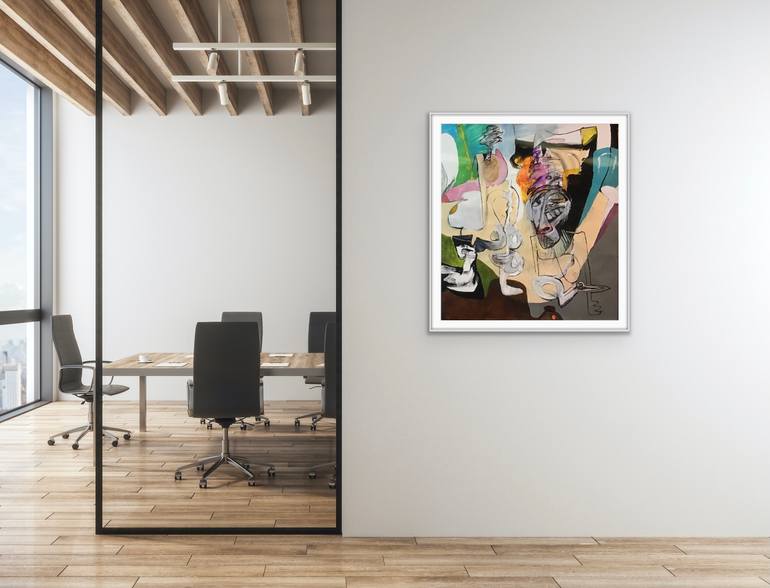 Abstract landscape N9. Painting by Michael Ioffe | Saatchi Art