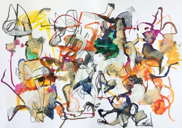 The Articulated Diversion Painting by Michael Ioffe | Saatchi Art