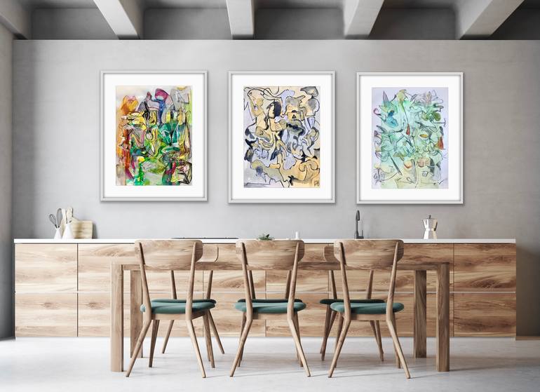 Liquid geometry Painting by Michael Ioffe | Saatchi Art