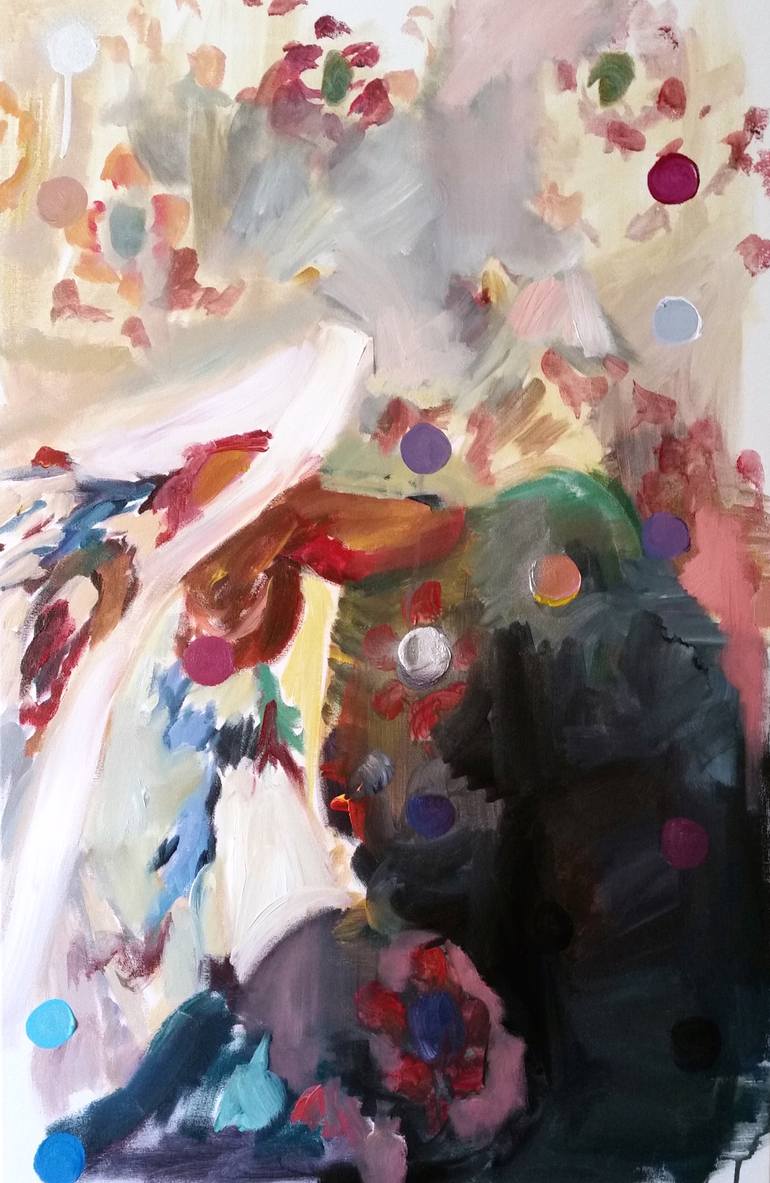 Vision Test No. 3, or, blind spot Painting by Hannah Dean | Saatchi Art