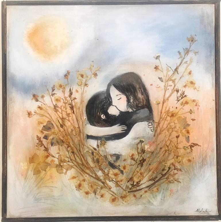 Hold on, Let go Painting by Melinda Santora | Saatchi Art