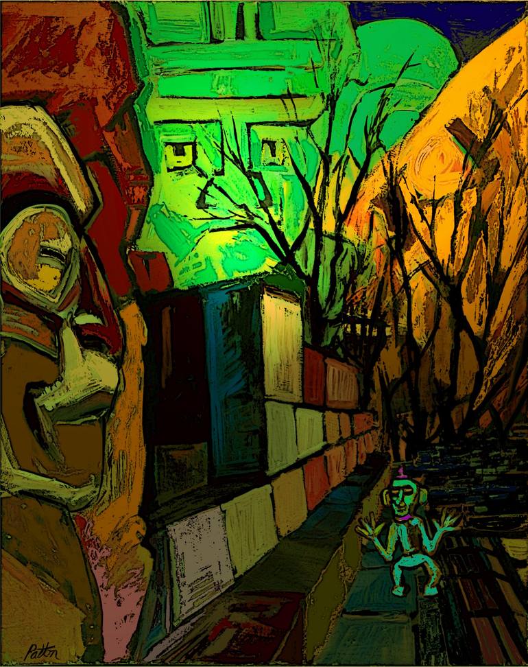 Mayan Messenger Painting by Randy Patton | Saatchi Art