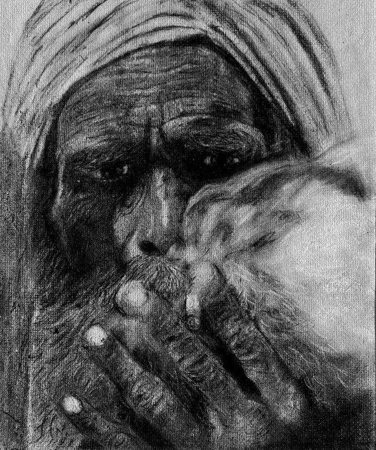 Intense Soul Drawing by Latana Studio | Saatchi Art