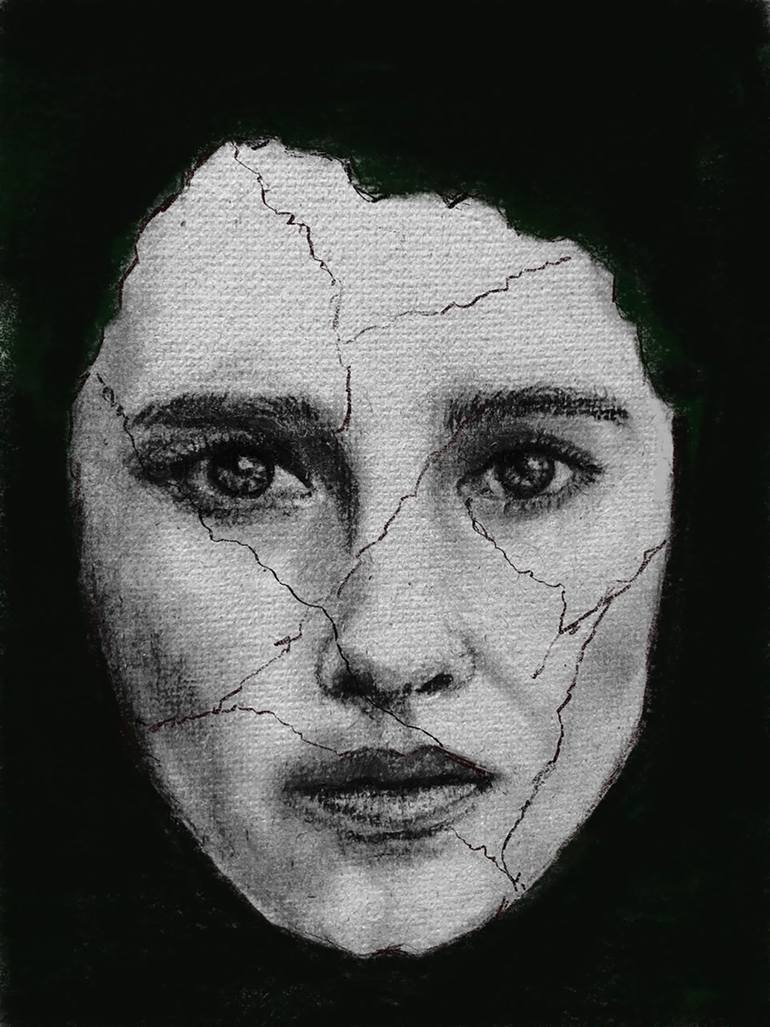 Fractured Soul Drawing by Latana Studio | Saatchi Art