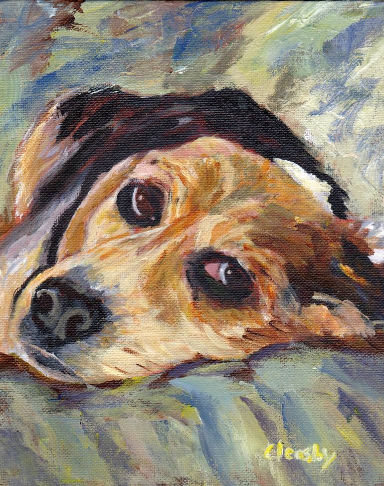 simon Clyde mcfly McCue Painting by patricia cleasby | Saatchi Art