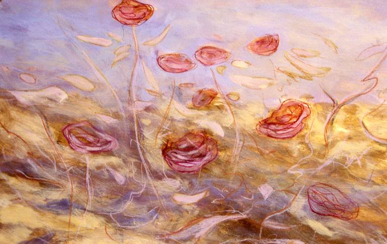 Poppies Painting by Yaro Zajac-Przybylski | Saatchi Art