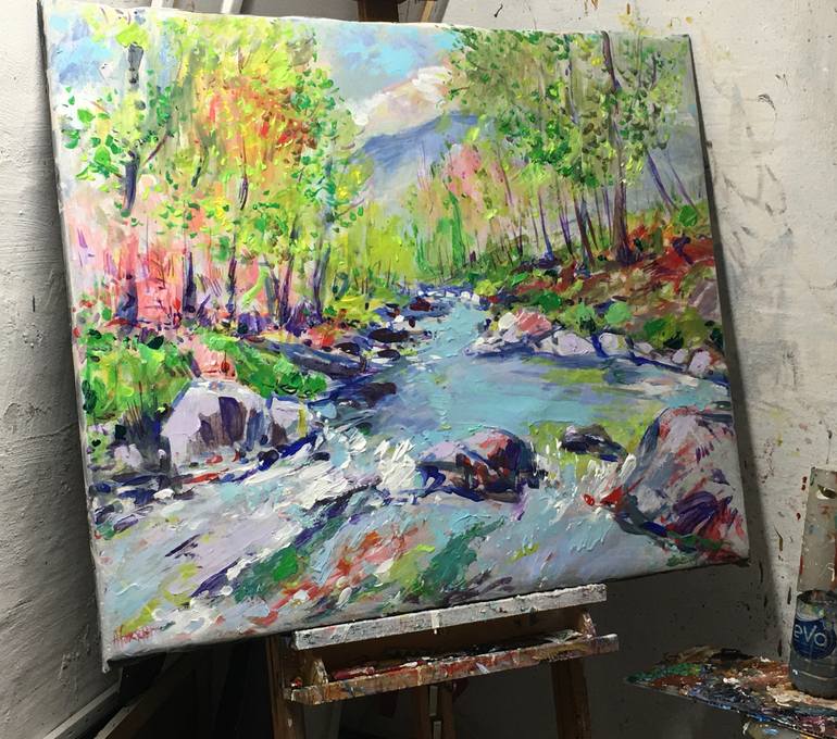 To Tuscany, Monterenzio 78x100 Painting by Altin Furxhi | Saatchi Art