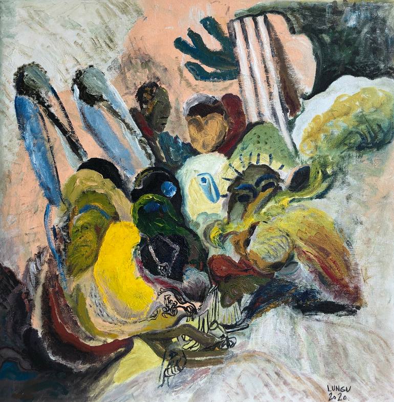 Composition Painting by cezar ferdinand lungu | Saatchi Art