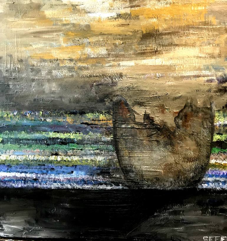 Broken memory Painting by Ferid Sefer | Saatchi Art