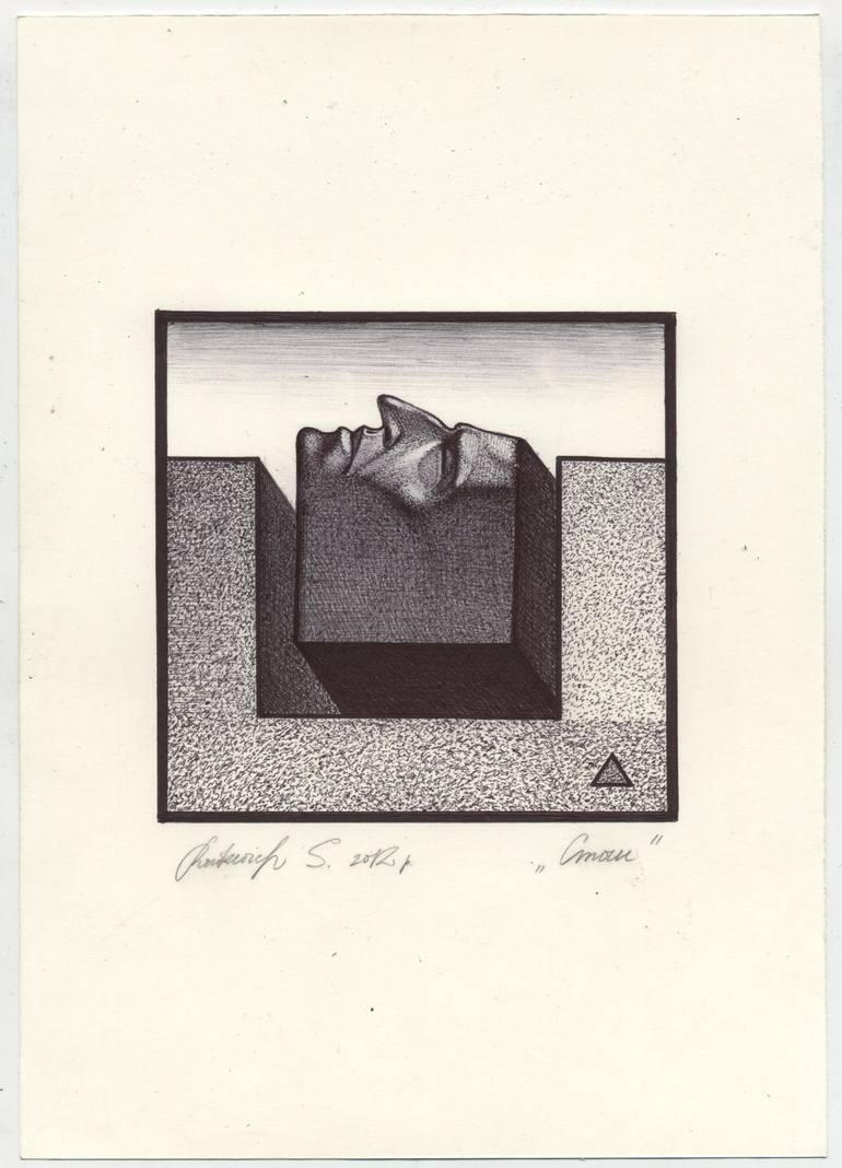 STATE of MIND Drawing by Sergii Radkevych | Saatchi Art