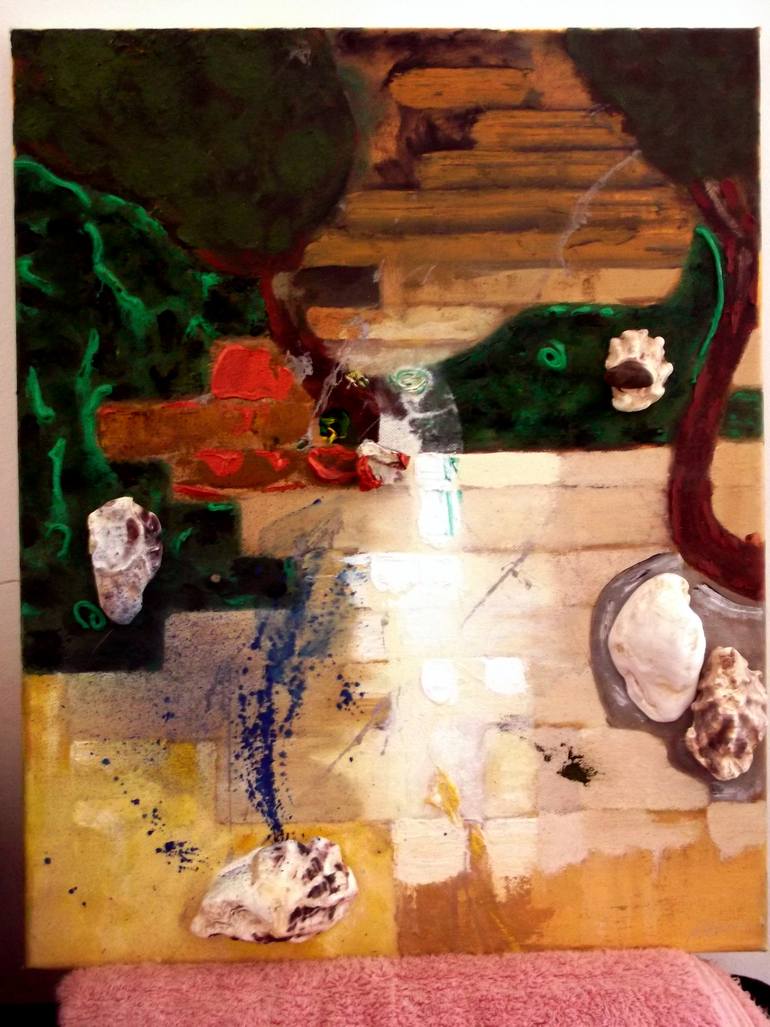 'Infinite steps' Painting by Miles Hartley | Saatchi Art