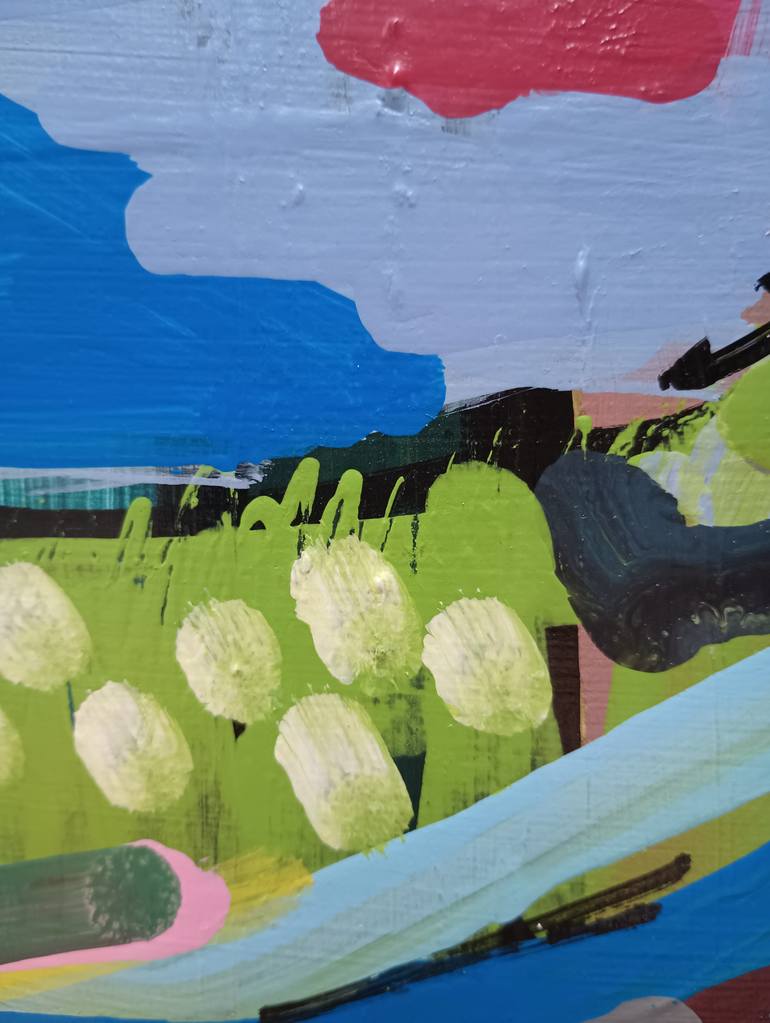 Oak Island On A Hot Day Painting by David Trowbridge | Saatchi Art