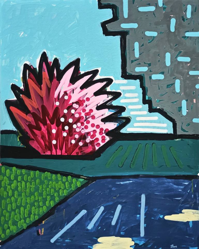 The Burning Bush Painting by David Trowbridge | Saatchi Art