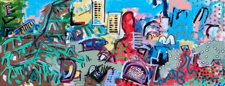 In the Shadow of the Valley Painting by David Trowbridge | Saatchi Art