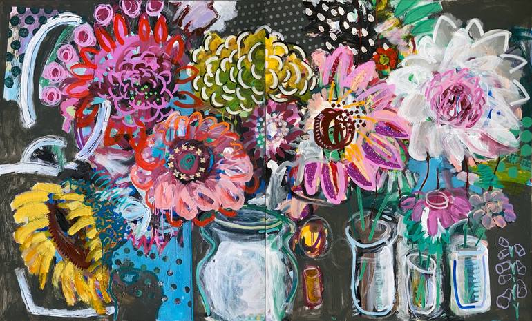 Arrangement Painting by David Trowbridge | Saatchi Art