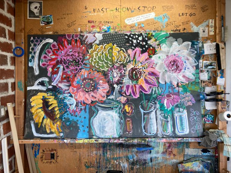 Arrangement Painting by David Trowbridge | Saatchi Art