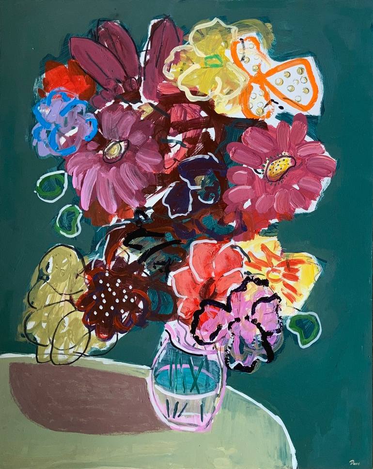 Arrangement II Painting by David Trowbridge | Saatchi Art Germany