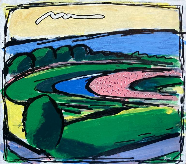Sauvie Island, Morning Sun Painting by David Trowbridge | Saatchi Art