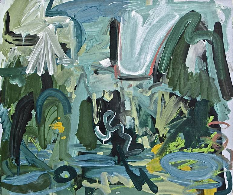 A Walk In The Park Painting by David Trowbridge | Saatchi Art