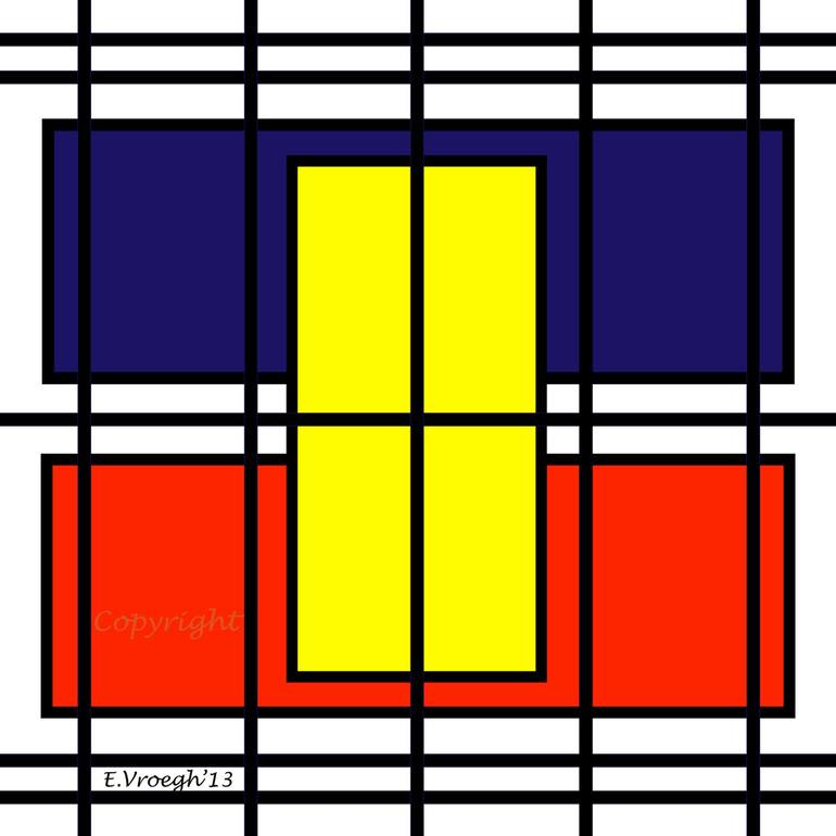 Rectangles Mixed Media by Ellen Vroegh | Saatchi Art