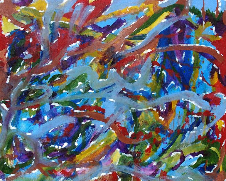 rainy day Painting by Alexandre Gondim | Saatchi Art