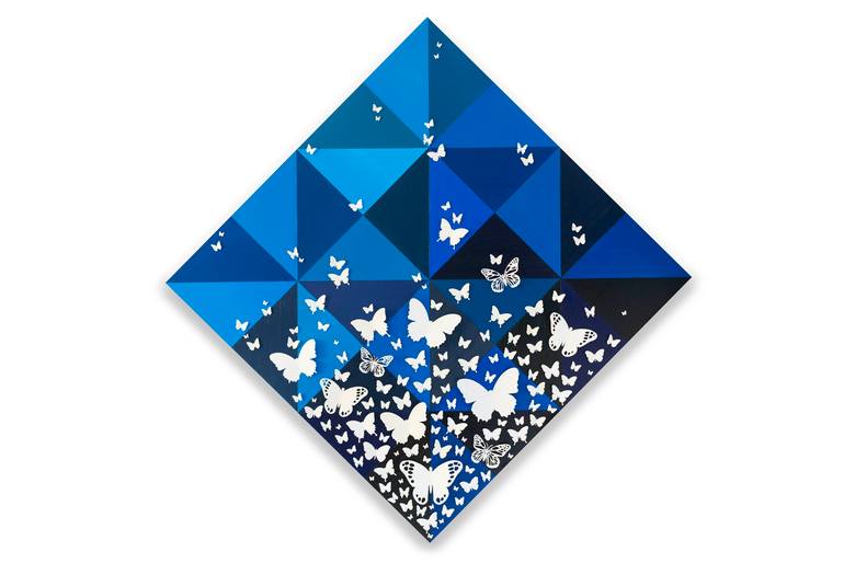 Blue Me Up Painting by Elizabeth Sutton | Saatchi Art