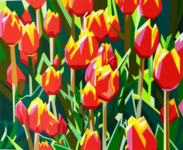 Secret Garden Painting by Elizabeth Sutton | Saatchi Art