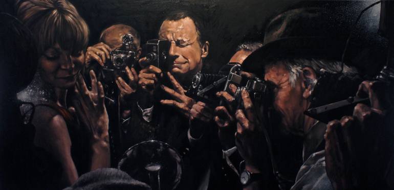 Will Rochfort: The Photographers IV Painting by Coastal Gallery ...