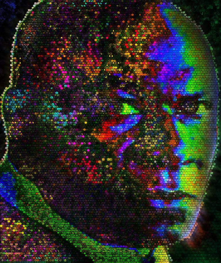 Ving rhames wall Collage Collage by John Lijo Bluefish | Saatchi Art