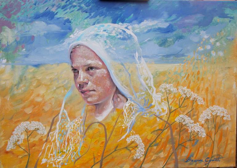 Wild flover Painting by Vesna Susic | Saatchi Art