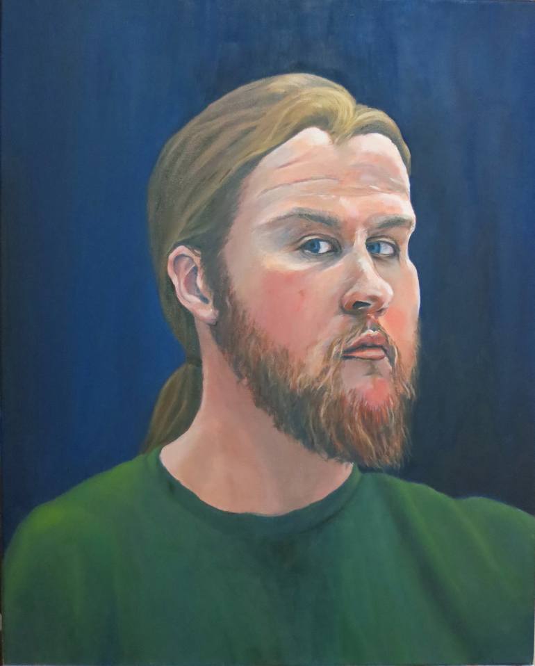 Self Portrait '12 Painting by Peter Barron | Saatchi Art