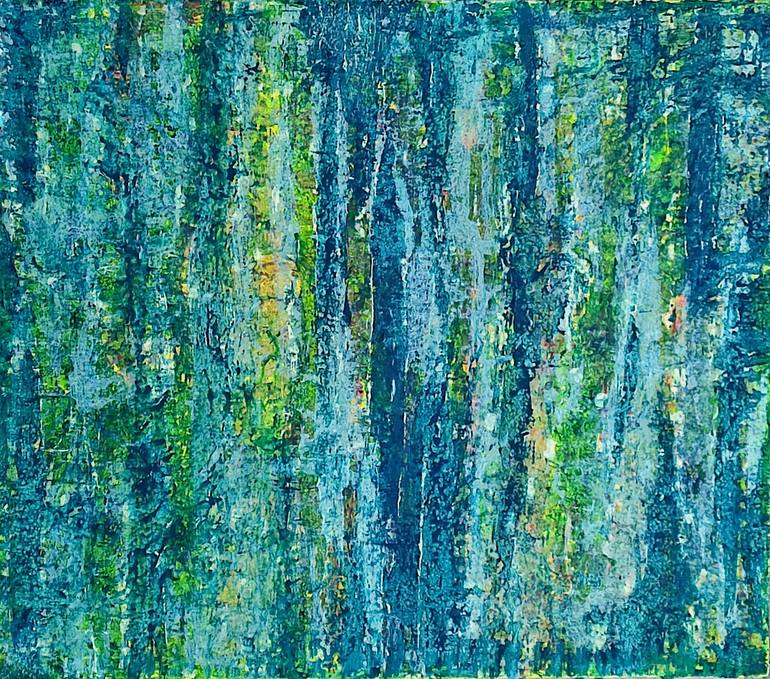 Forest Glimpse Painting by Veerle Symoens | Saatchi Art
