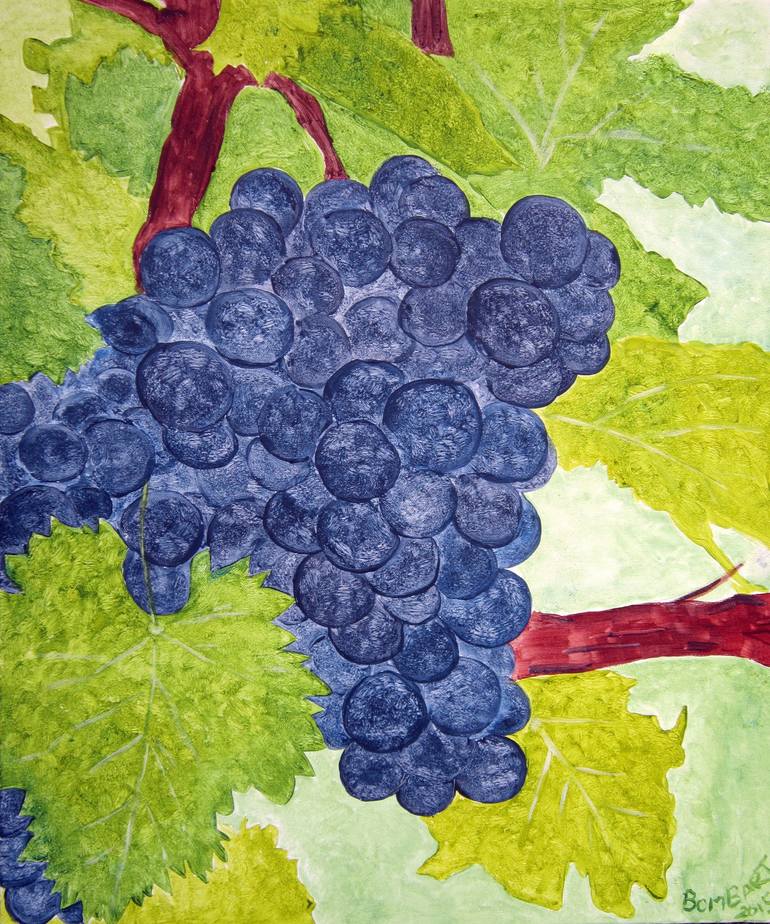 Tulette noir Painting by Michel Bombart | Saatchi Art