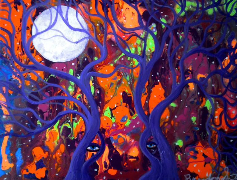 Fall Forward Painting by Brandon Scott | Saatchi Art