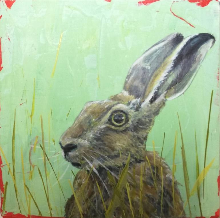 Hare V Painting by steven ferguson | Saatchi Art