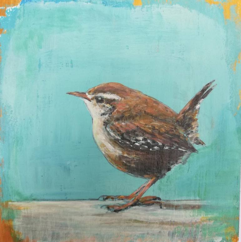 Wren Painting by Steven Ferguson | Saatchi Art
