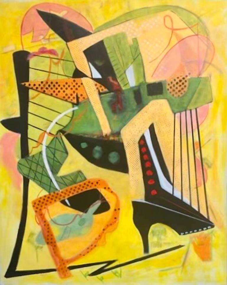 Diamonds On The Soles Of Her Shoes Painting by Bill Sortino | Saatchi Art