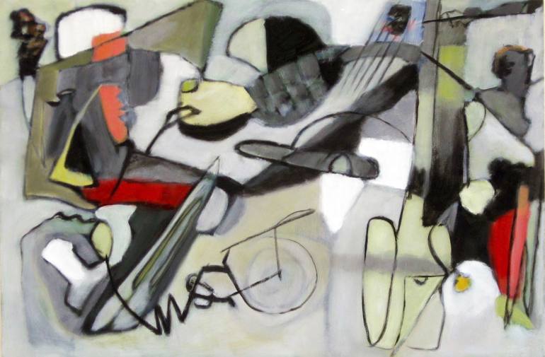 Drawing Table Painting by Bill Sortino | Saatchi Art