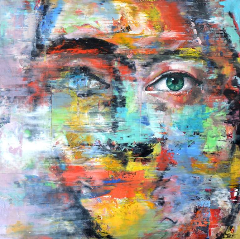 Future Portrait Sold (Canada) Painting by Dejan Bozinovski | Saatchi Art