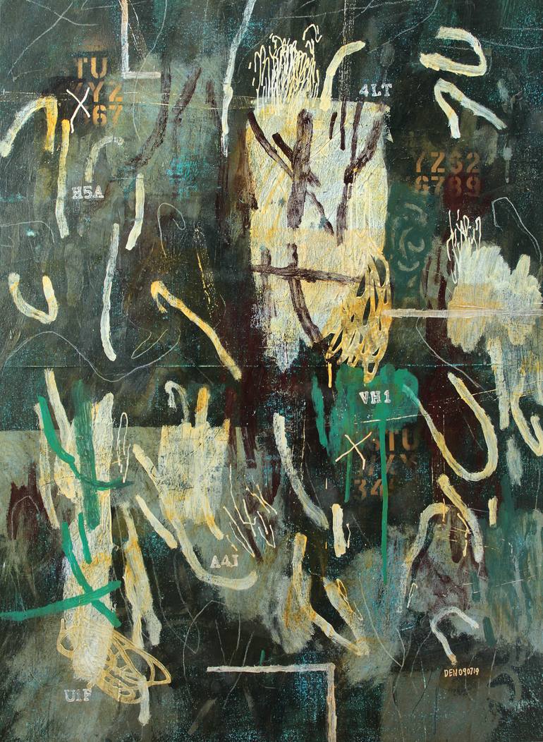 dark map Painting by deny pribadi | Saatchi Art