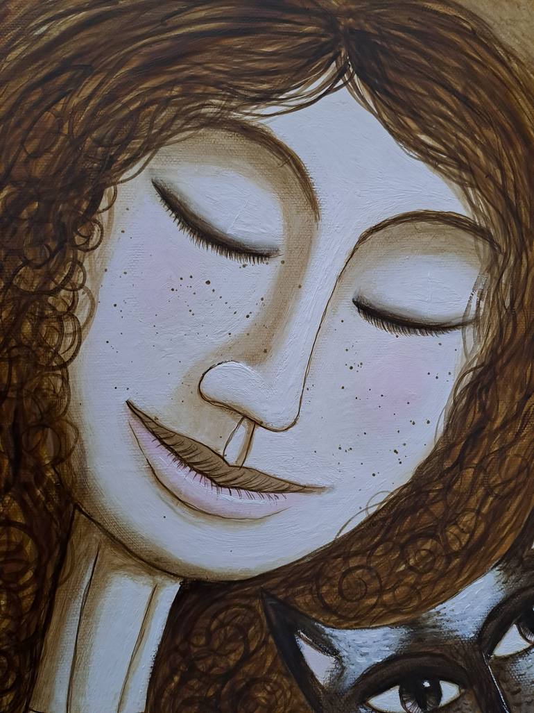 The desire cat Painting by pendelio christian | Saatchi Art