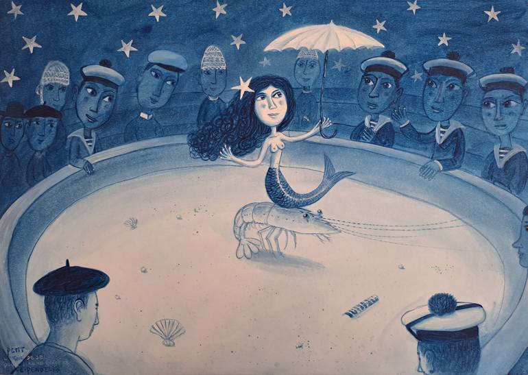 Little salt circus for a mermaid Painting by Pendelio Christian ...